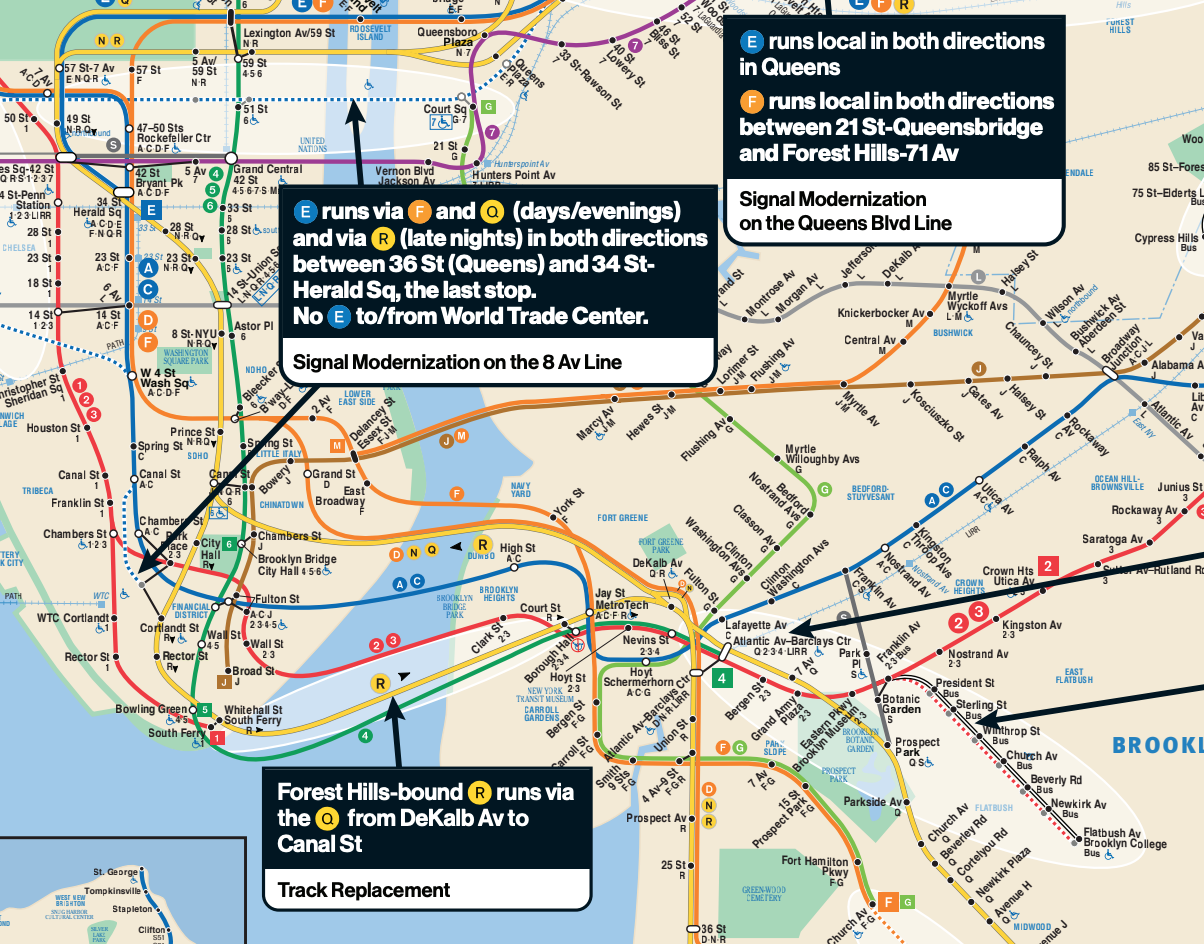 Presidents' Day Weekend Service Changes